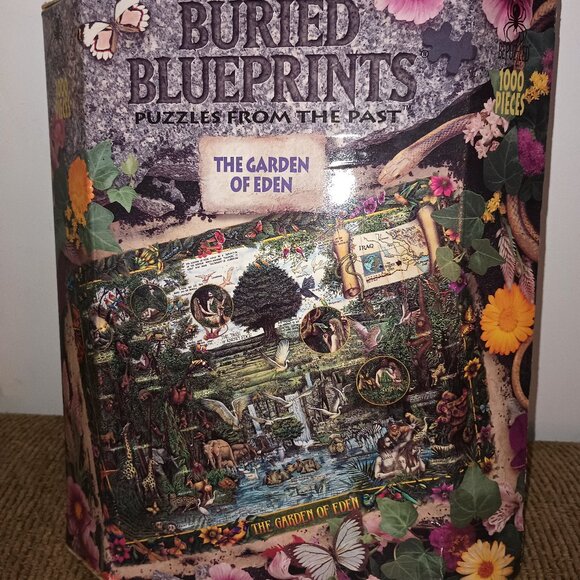 Bepuzzled | Toys | New Bepuzzled 996 Buried Blueprints Garden Of Eden ...